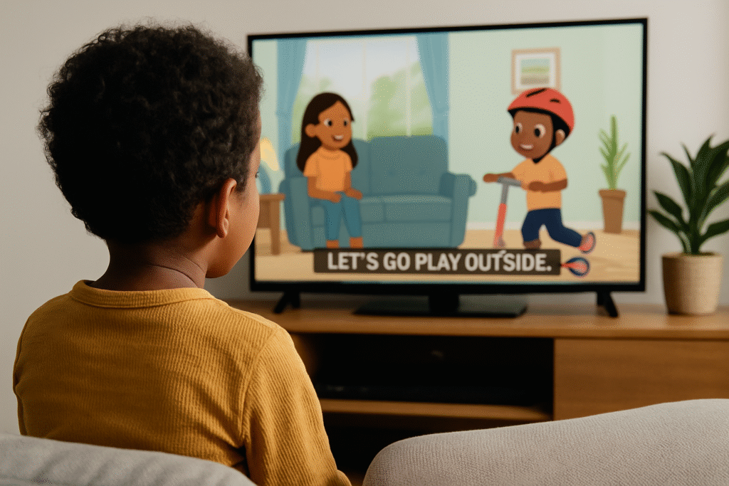 Should You Turn on Subtitles for Your Kids? | The Behavioral Times